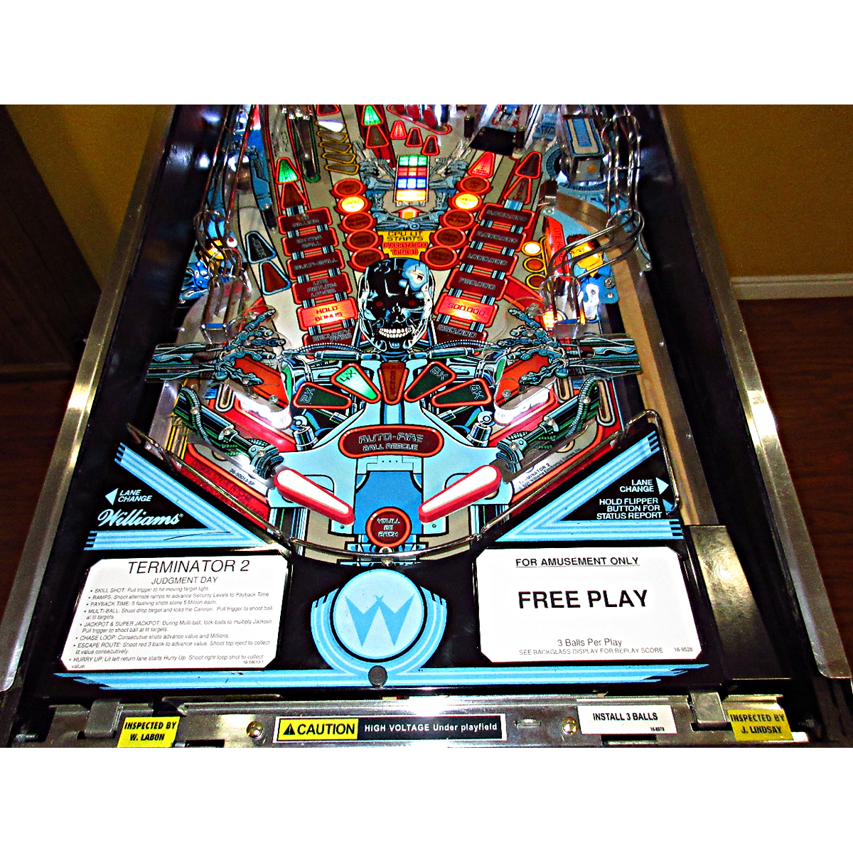 Terminator 3: Rise of the Machines Pinball Machine - Game Room Planet