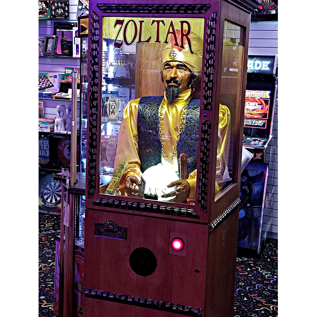 Zoltar Fortune-Telling Machine - Game Room Planet