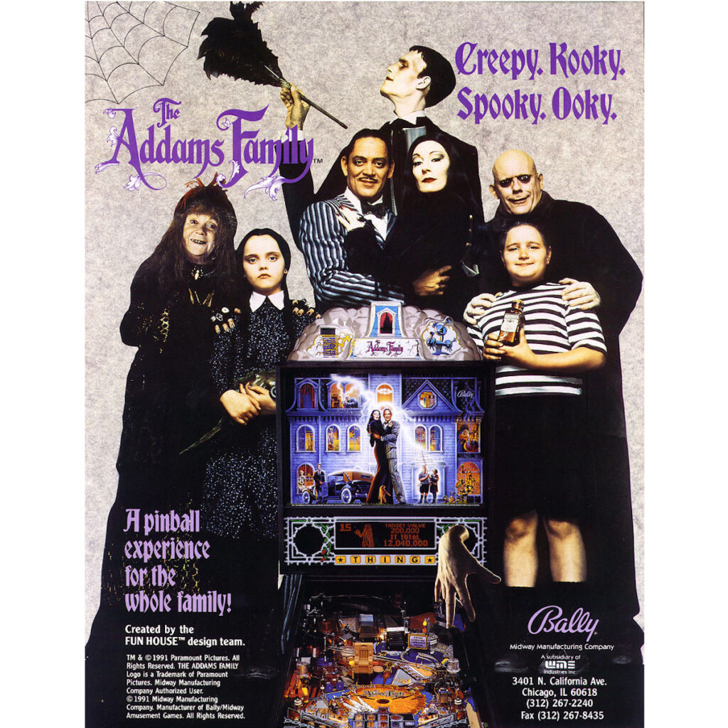 Addams Family Pinball Machine - WITH UPGRADES! - Game Room Planet