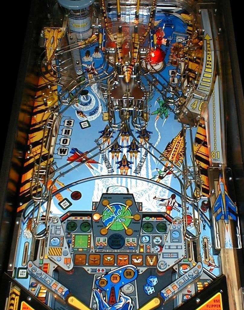 Airborne Pinball Machine - Game Room Planet