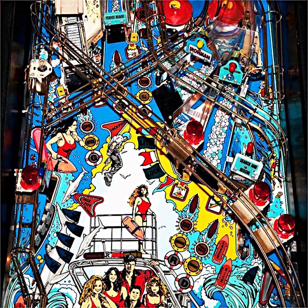 Baywatch Pinball Machine - Game Room Planet