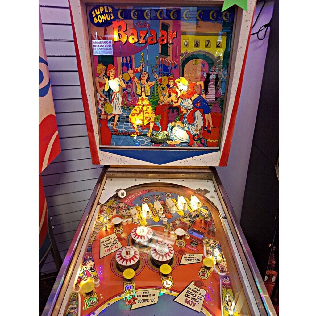Bazaar Pinball Machine by Bally - Game Room Planet