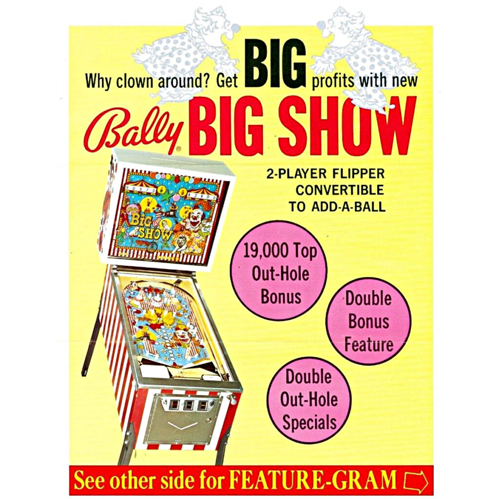 Big Show Pinball Machine - Game Room Planet