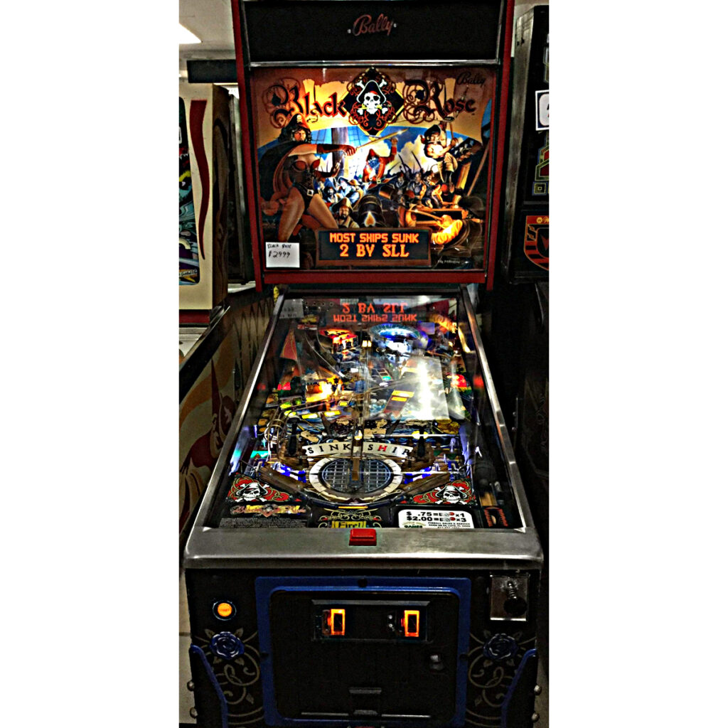 Black Rose Pinball Machine - Game Room Planet