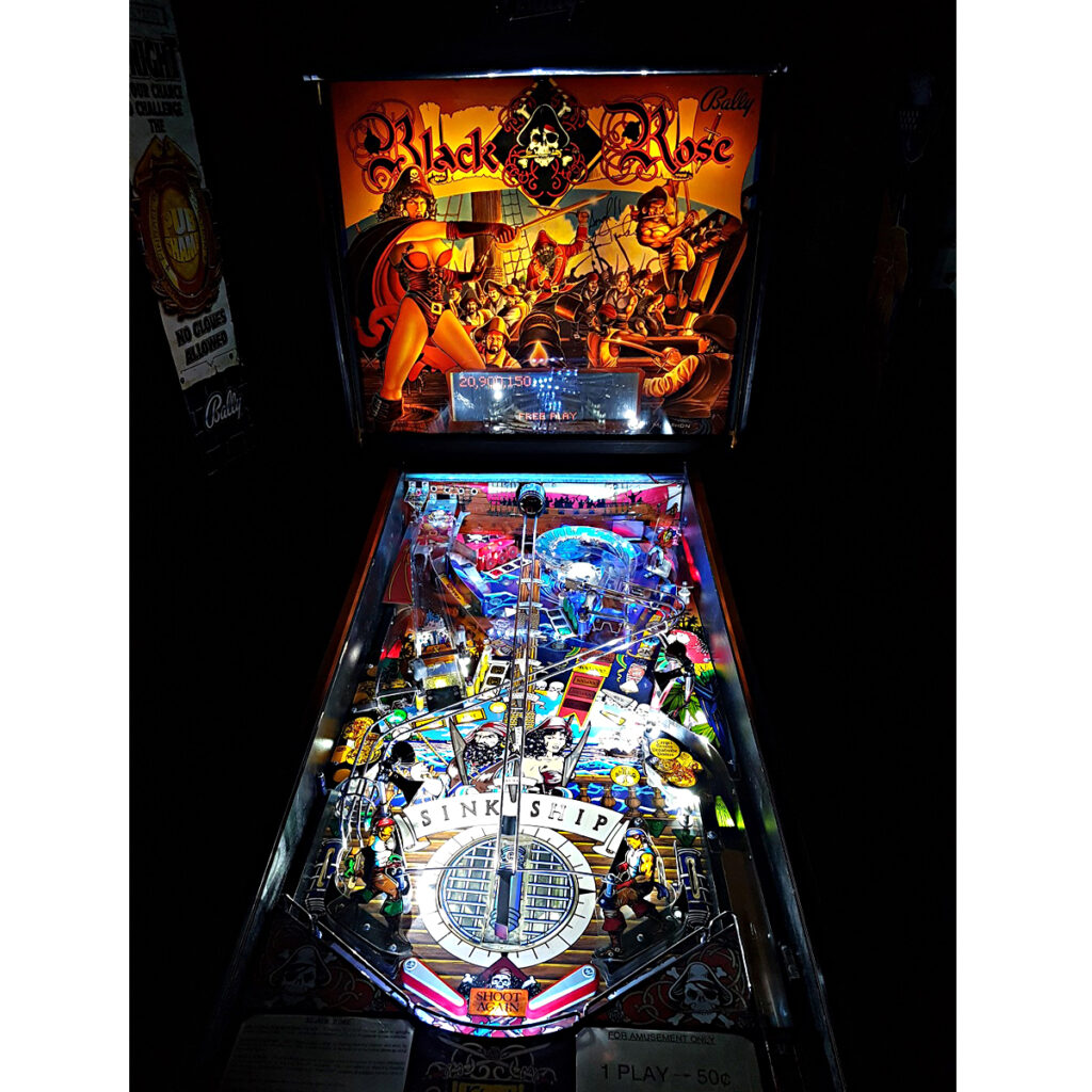 Black Rose Pinball Machine - Game Room Planet