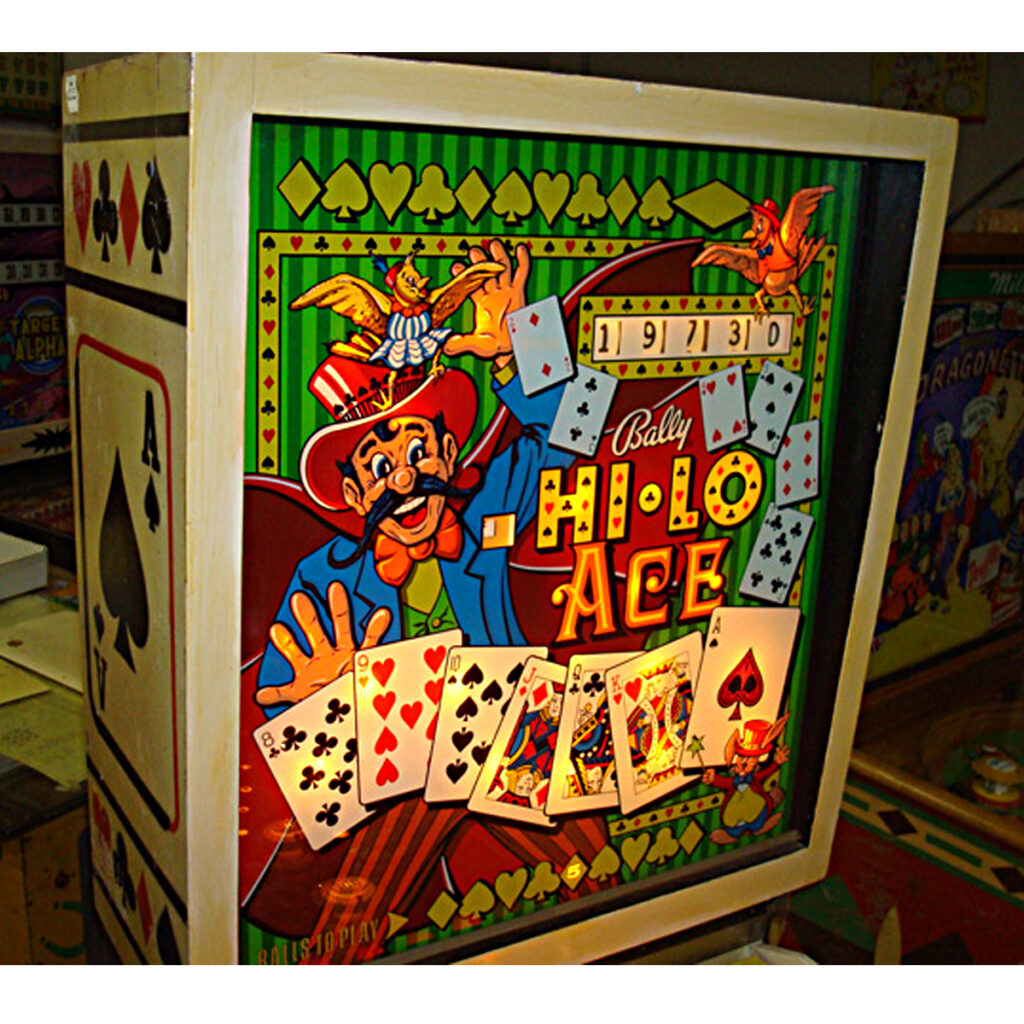 Hi-Lo Aces Pinball Machine - Game Room Planet