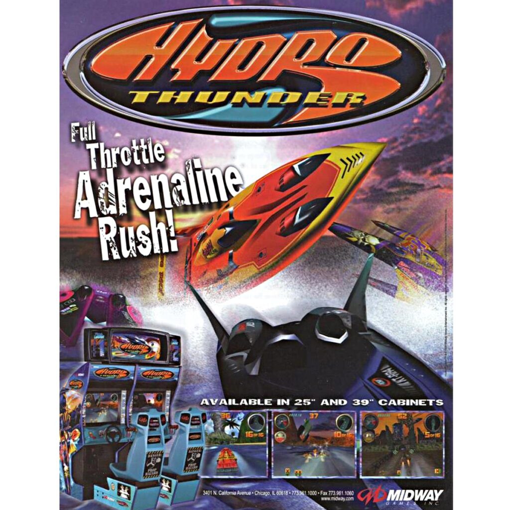 Hydro Thunder Arcade - Game Room Planet | Arcade Games