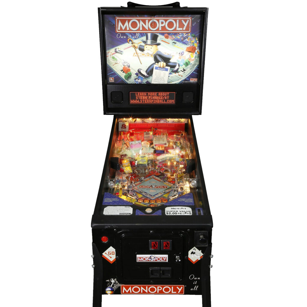 Monopoly Pinball Machine - Game Room Planet