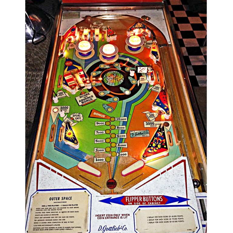 Outer Space Pinball Machine - Game Room Planet
