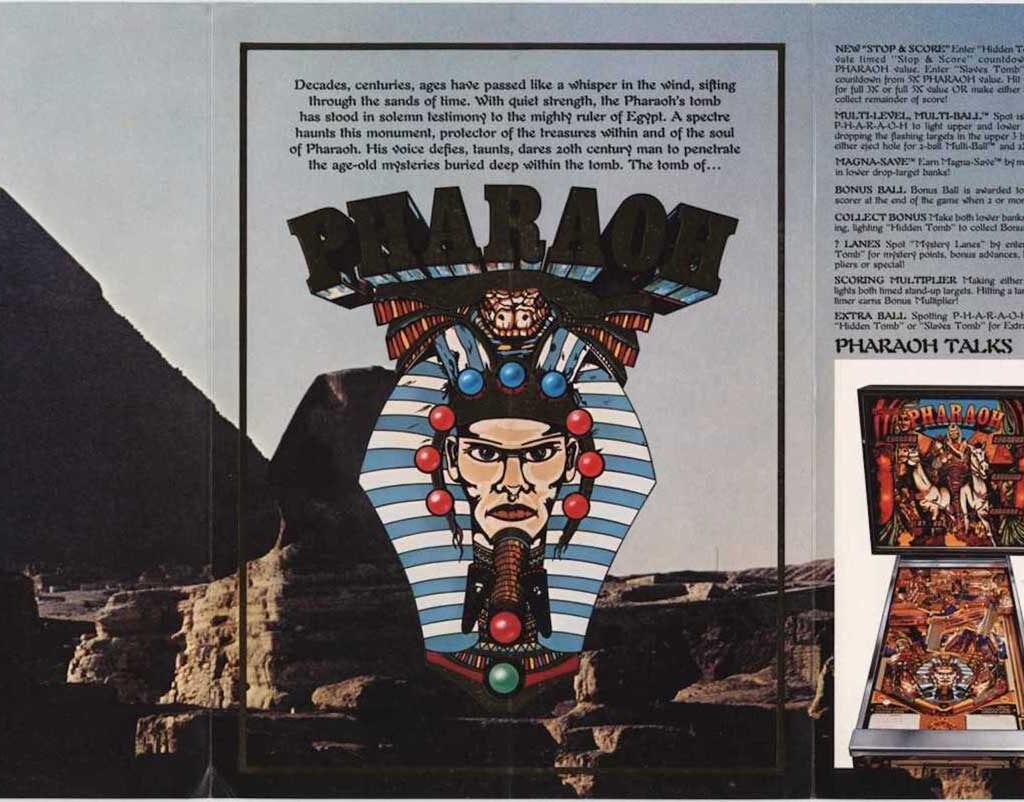 Pharaoh Pinball Machine - Game Room Planet