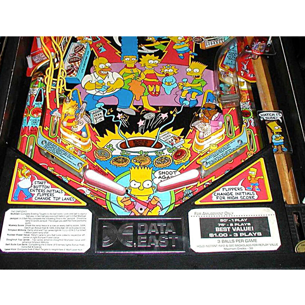 Simpsons Pinball Machine - Game Room Planet