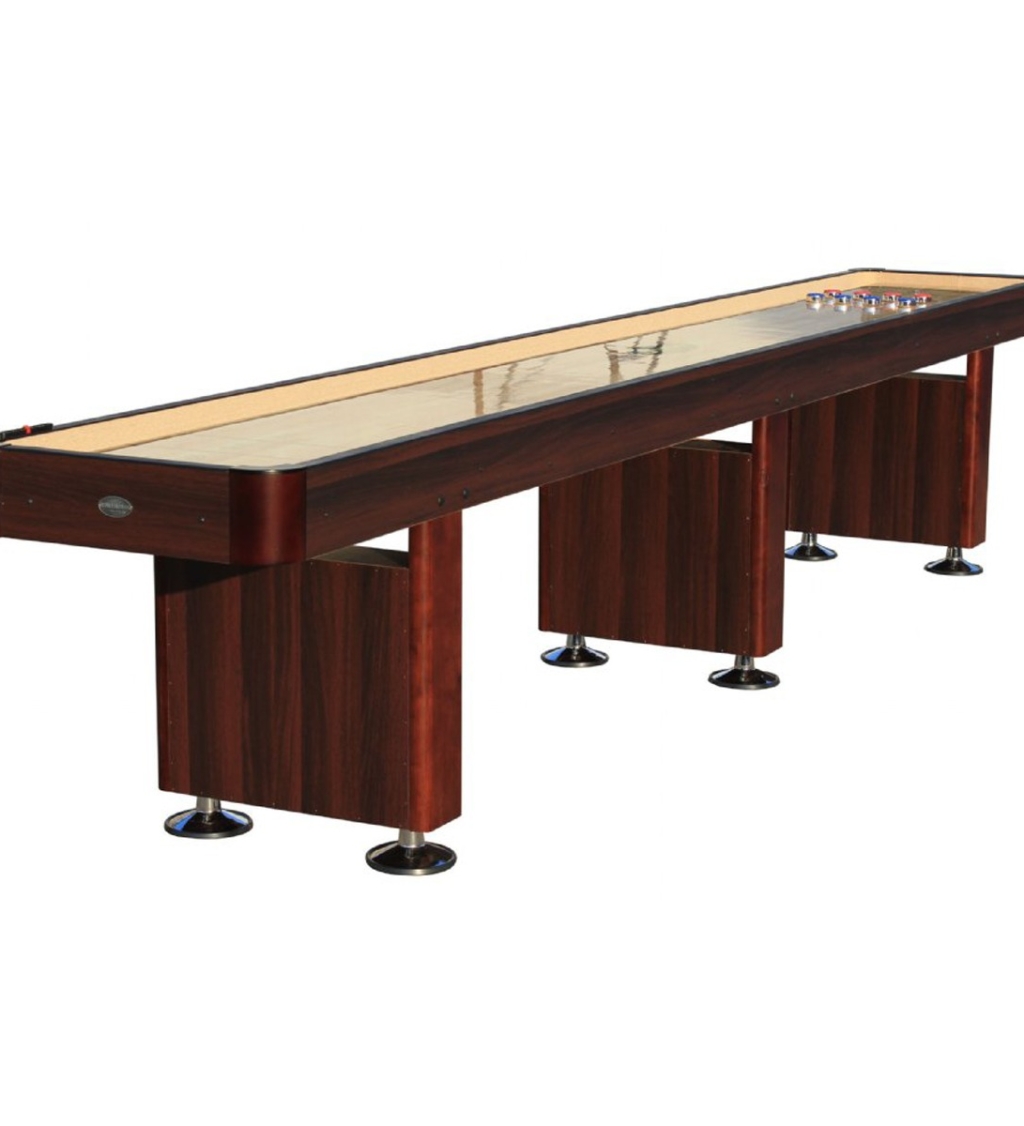 The Majestic Shuffleboard Table - Walnut - Game Room Planet