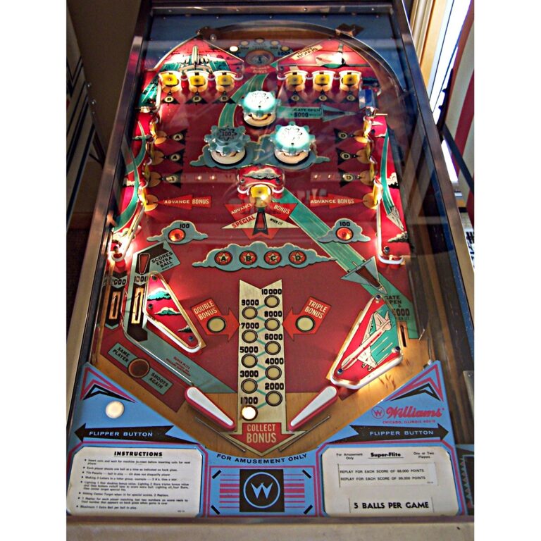 Super-Flite Pinball Machine - Game Room Planet