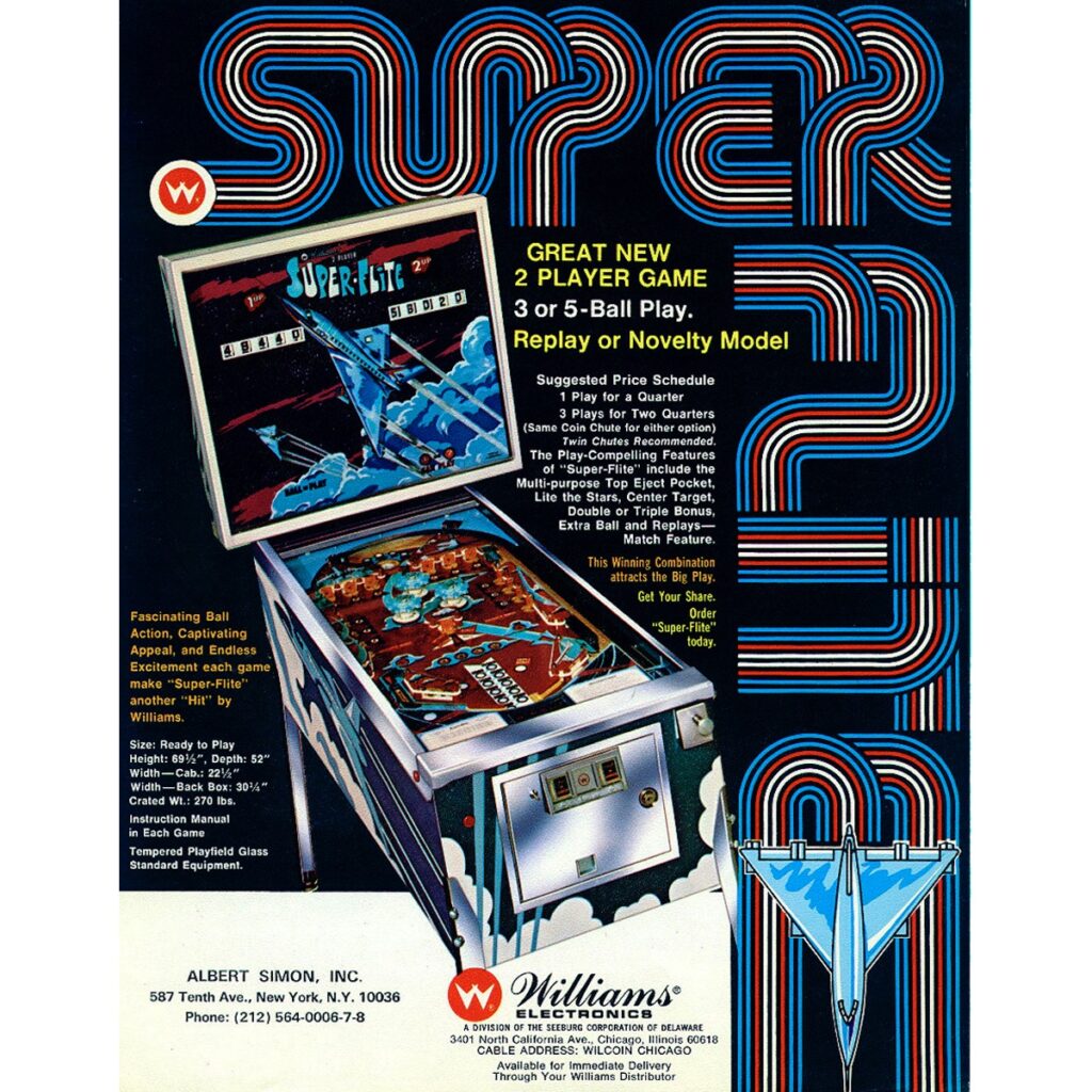Super-Flite Pinball Machine - Game Room Planet