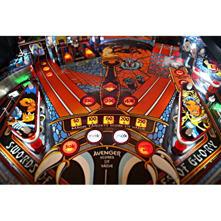 Swords of Fury Pinball Machine - Game Room Planet