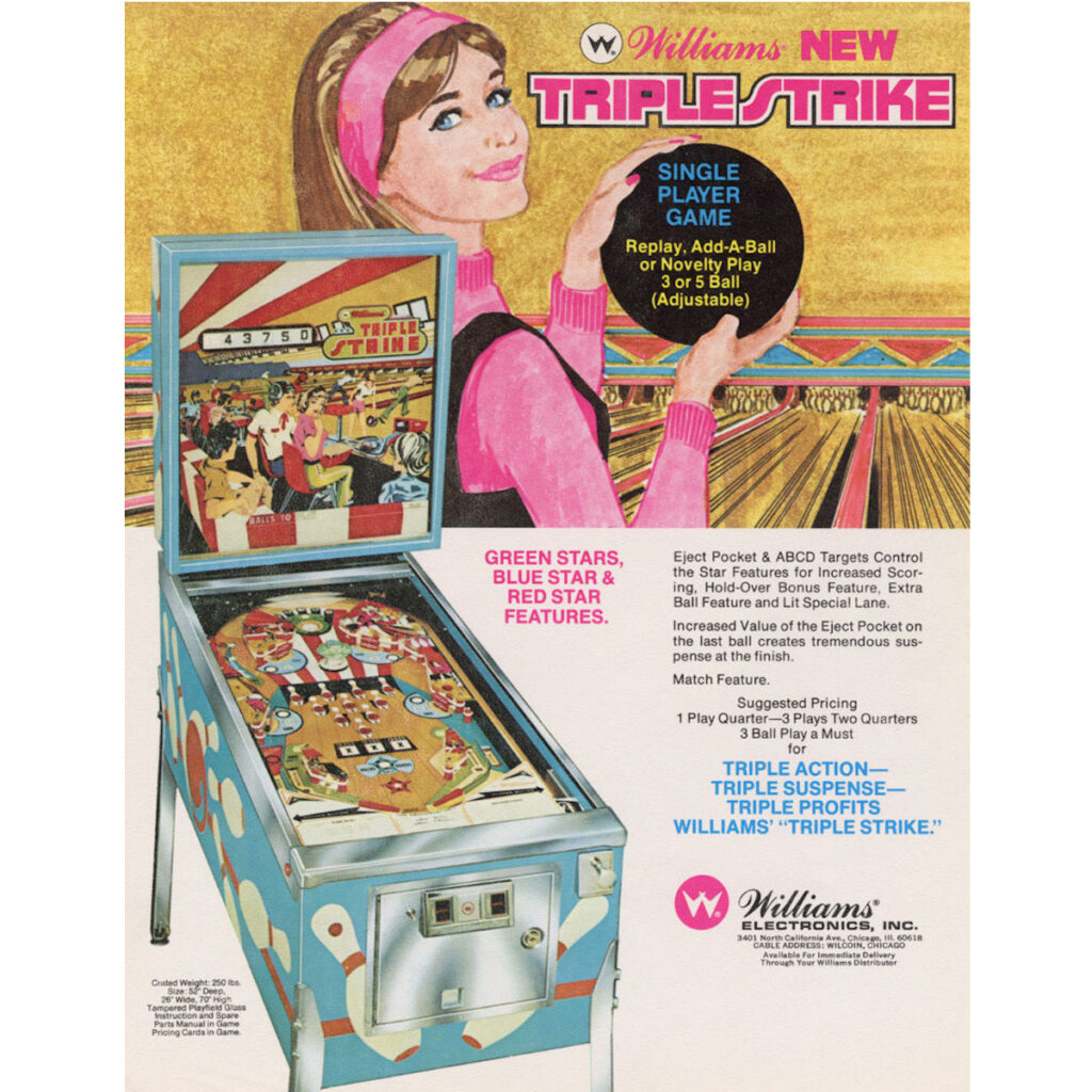 Triple Strike Pinball Machine - Game Room Planet