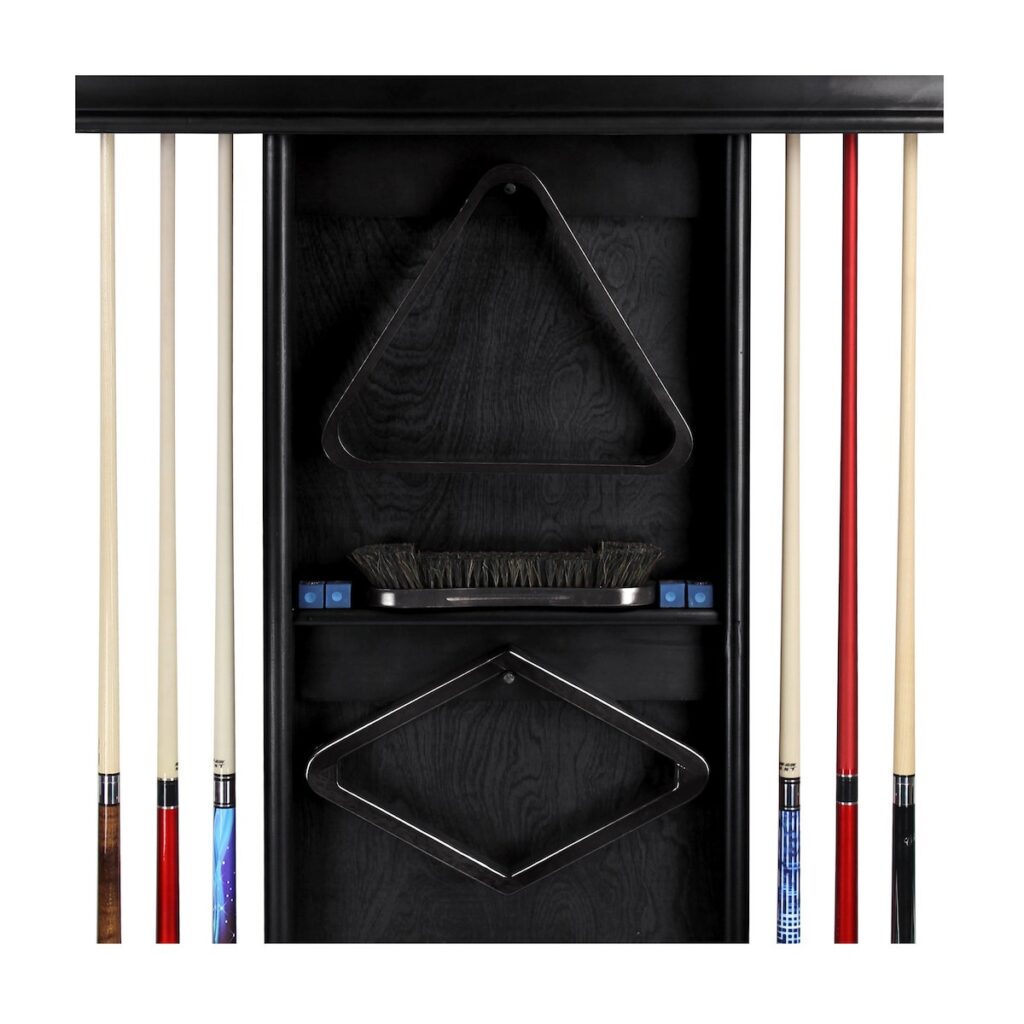 Deluxe Wall Rack - Black - Game Room Planet
