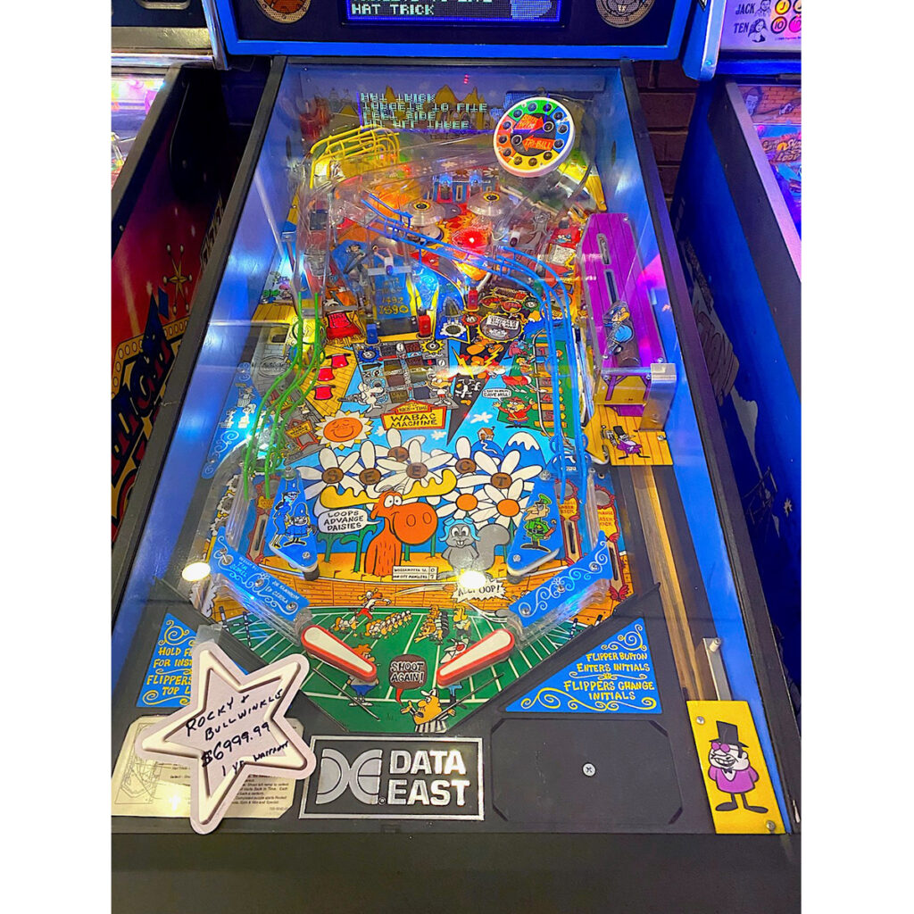The Adventures of Rocky and Bullwinkle and Friends Pinball Machine ...